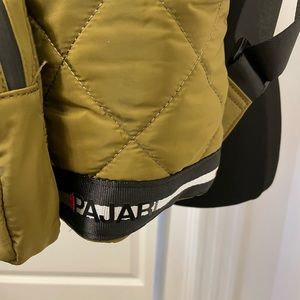 Pajar | Bags | Pajar 2 In Backpack Crossbody Bag Purse Quilted Green ...